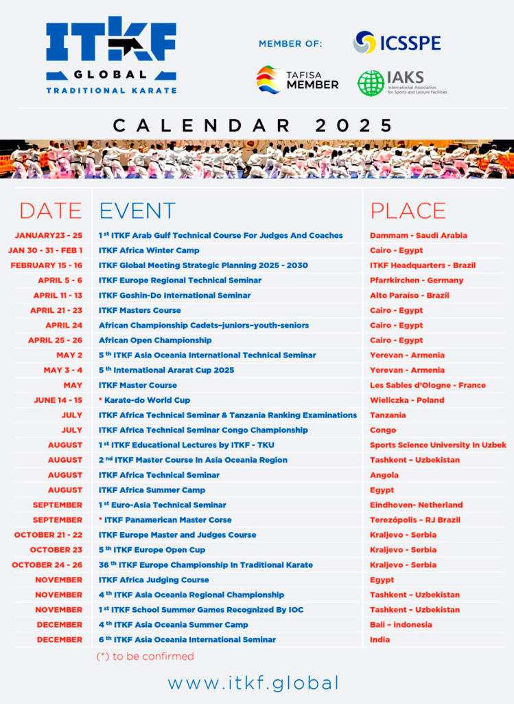 ITKF expands its borders with a diverse international calendar for 2025 ...